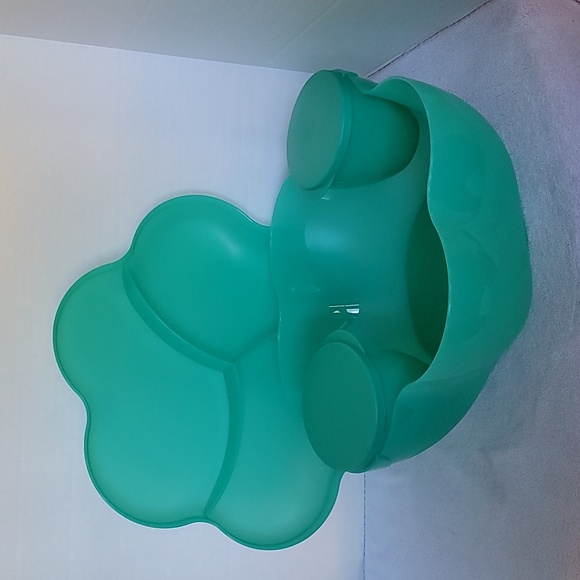 Tupperware | Kitchen | Tupperware Chip Dip Large Teal Green 6 Piece Set ...